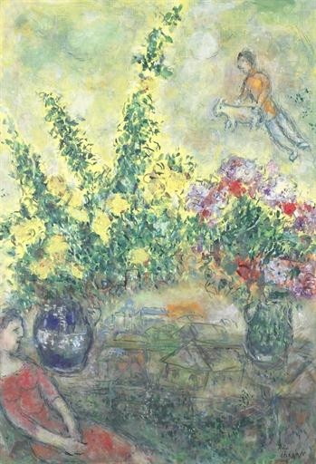 Marc Chagall - Les amoureux de Saint-Paul de Vence...