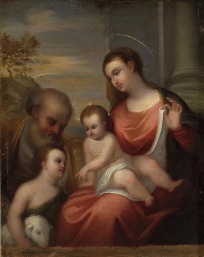 Francesco Albani | The Holy Family with Saint John the Baptist | MutualArt