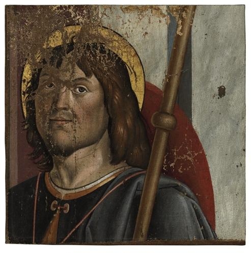 Domenico Morone | Saint Roch, a fragment | MutualArt