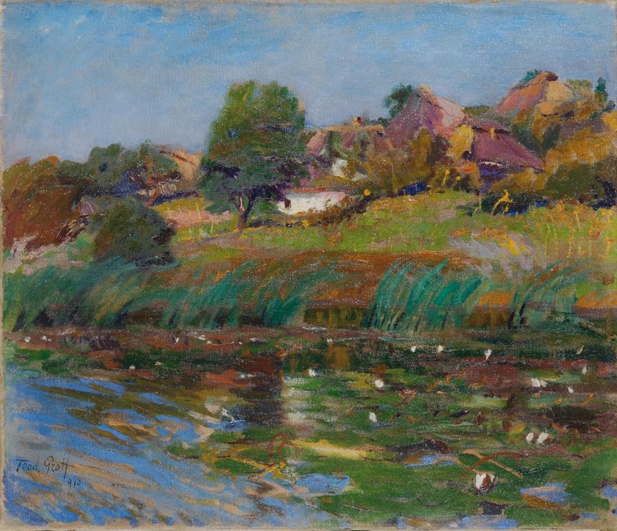 Teodor Grott | Summer landscape | MutualArt