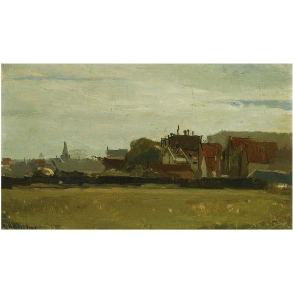 George Hendrik Breitner | A VIEW OF A TOWN | MutualArt