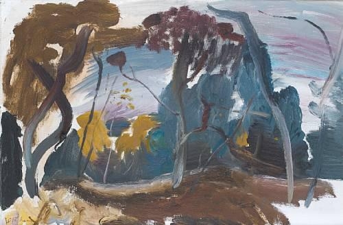 Ivon Hitchens | Terwick Mill no.14, Waterfall (1945) | MutualArt