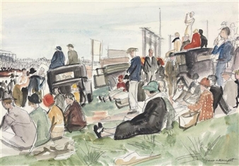 Dame Laura Knight | Circus pony and performer | MutualArt