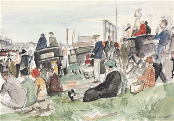 Dame Laura Knight | Circus pony and performer | MutualArt