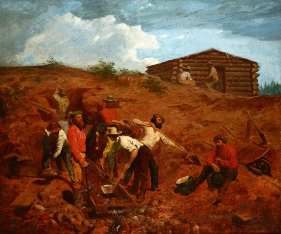 W.F. Chadwick | Placer Mining (1854) | MutualArt