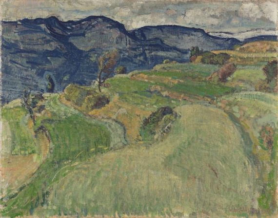 Edouard Vallet | Les Champs (1915) | MutualArt