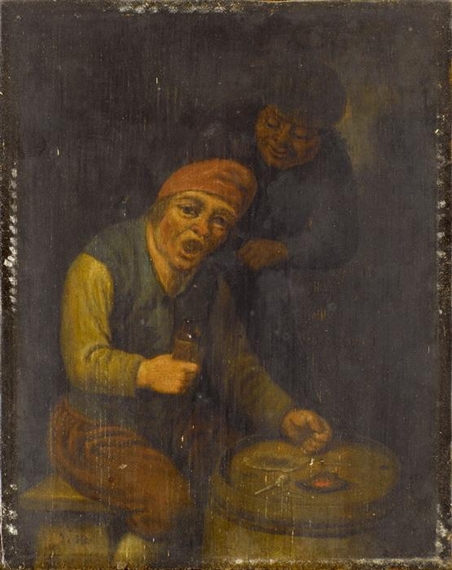 Hubert van Ravesteyn | Zechende Bauern | MutualArt