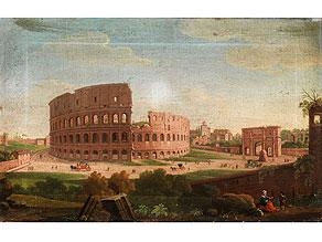 Italian School, 18th Century | ROME - VIEW OF THE COLOSSEUM (Circa 1800 ...