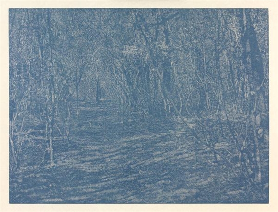 Franz Gertsch | Waldweg (2002) | MutualArt