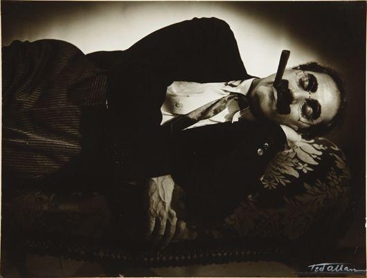 Ted Allan | 5 WORKS; JEAN HARLOW; ARTIST IN HIS STUDIO WITH PHOTOGRAPH ...