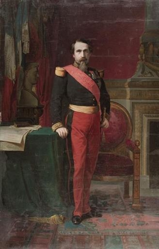 Jean-Hippolyte Flandrin | Napoléon III en uniforme de général de ...