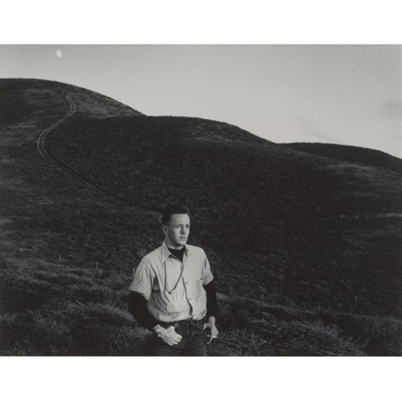 Minor White | 'PORTRAIT, YOUNG MAN AND MOON' (1948) | MutualArt