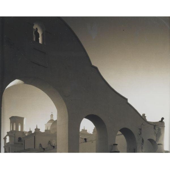 Ansel Adams | ARCHES, MISSION SAN XAVIER DEL BAC, TUCSON, ARIZONA (1968 ...