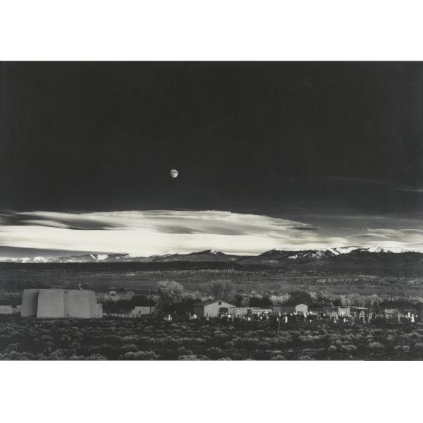 Ansel Adams | Moonrise, Hernandez, Northern New Mexico, 1941 | MutualArt