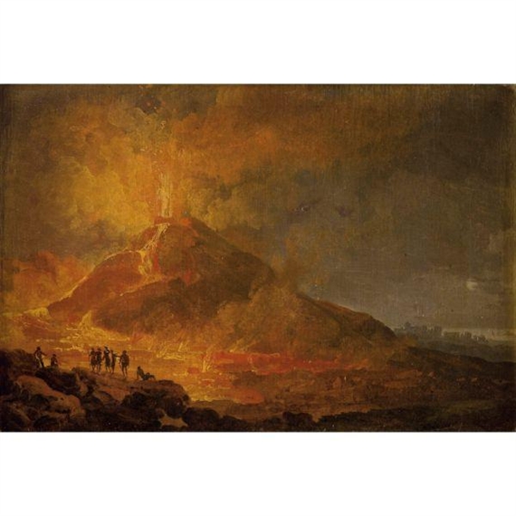 Pierre-Jacques Volaire | THE ERUPTION OF MOUNT VESUVIUS | MutualArt