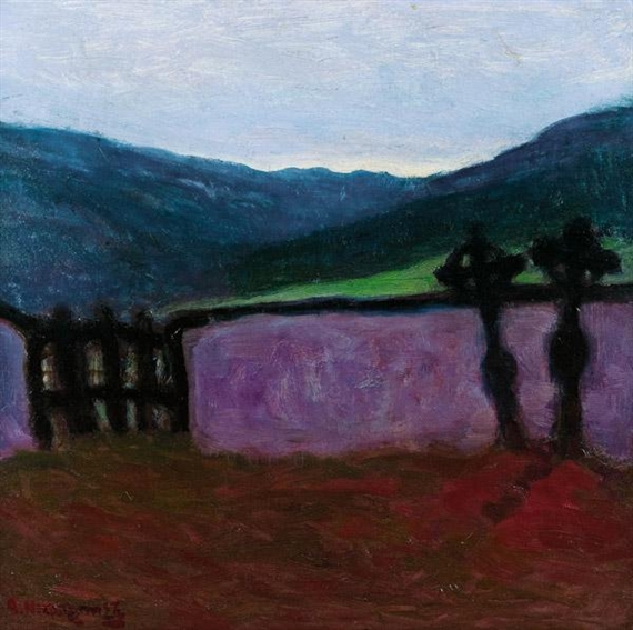 Artur Nikodem | Allerheiligenstimmung in Stuben (1912) | MutualArt