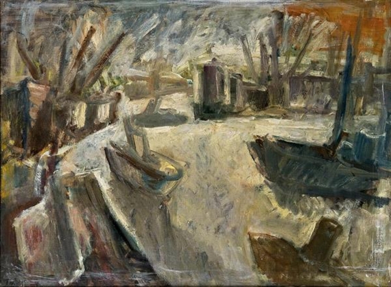 Georg Eisler | Londoner Hafen (1964) | MutualArt