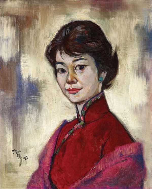 Shiy De Jinn | Reclining Nude (Lin Ssu-Tuan) (1961) | MutualArt