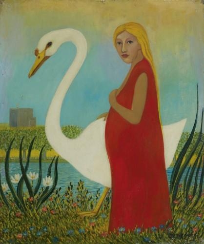 Ferdinand Desnos | LEDA ET LE CYGNE | MutualArt