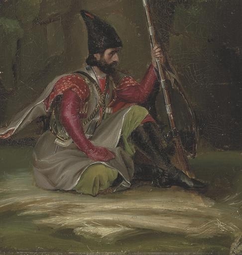 Martinus Rorbye | A Kabyle warrior | MutualArt