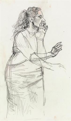Paula Rego | Study for Crivelli's Garden (The Visitation) (1990 - 1991 ...