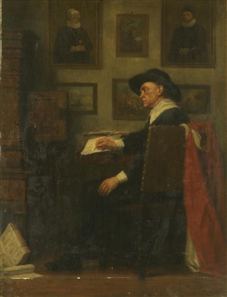 William Henry Haines | The master in his study | MutualArt