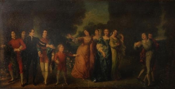 Thomas Stothard | The Promenade | MutualArt
