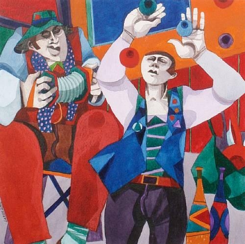 George Large | Roof Tops Lichfield (1999) | MutualArt