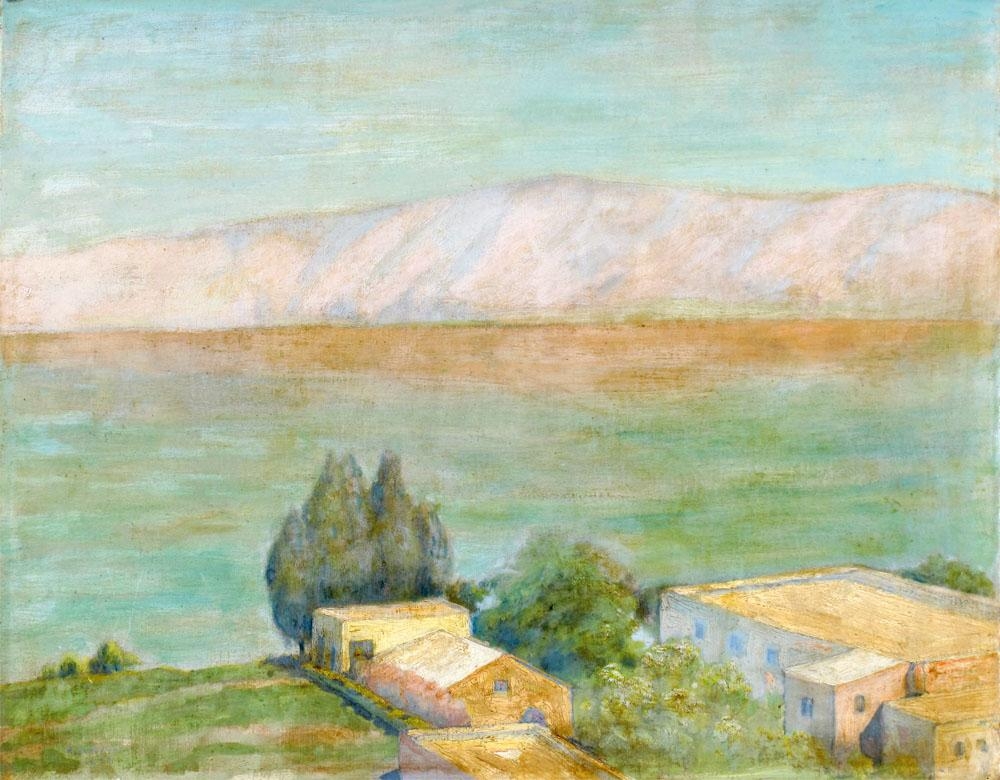 Hermann Struck | A View of the Kinneret | MutualArt