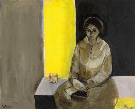 Ruth Schloss | Woman in a Room | MutualArt