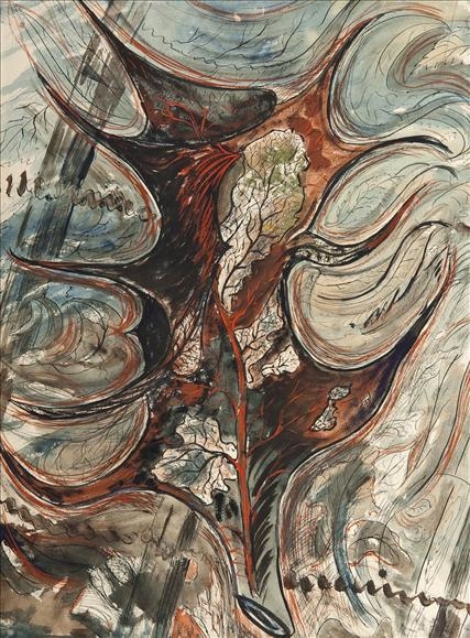 Leonard John Fuller | Leaf forms (1954) | MutualArt