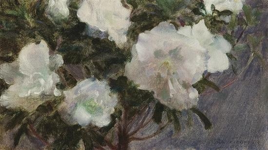 Charles Courtney Curran | The Ralph Mead House, Quaker Ridge Farm ...