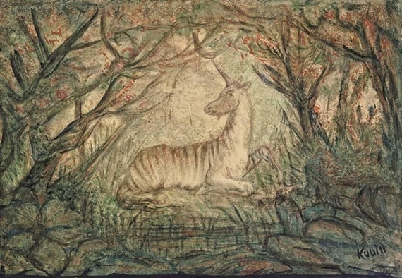 Alfred Kubin | EINHORN (Circa 1905) | MutualArt