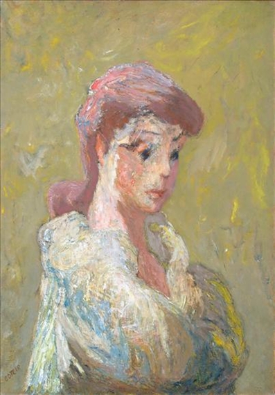 Henryk Gotlib | Portrait of the artist's wife | MutualArt