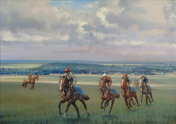 Neil Cawthorne | The race (1985) | MutualArt