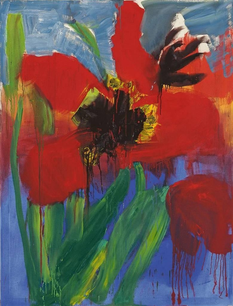 Rainer Fetting | „ROTE TULPEN“ (1990) | MutualArt