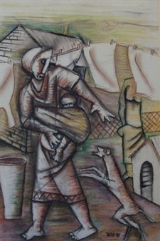 Martin Qgibinsizi Tose | 29 Artworks at Auction | MutualArt