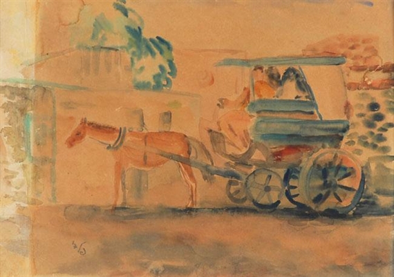 Israel Paldi | Horse and Carriage | MutualArt