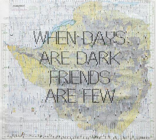 Halter Daniel | When days are dark friends are few (2006) | MutualArt