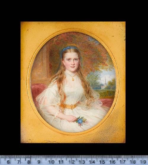 Reginald Easton | Isabella St John Callander (1847-1940), seated on a ...