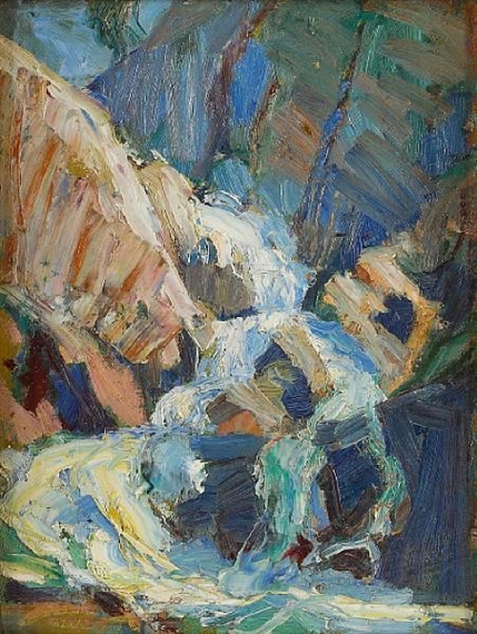 Selden Connor Gile | Waterfall (1921) | MutualArt