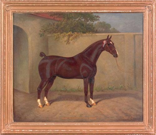 William Albert Clark | horse portrait of Beckingham Lady Grace (1916 ...