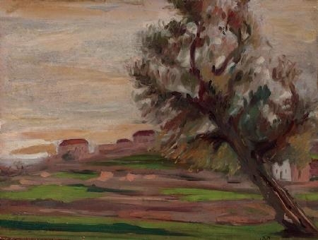 Moshe Castel | Jerusalem landscape | MutualArt