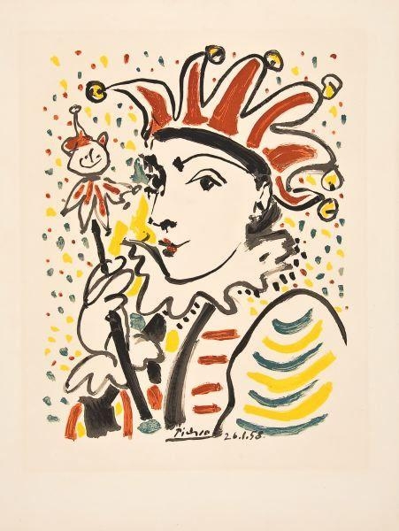 Pablo Picasso | Le Clown (carnaval) (1958) | MutualArt