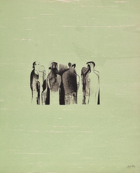 Henry Moore | Animals in the Zoo, Leopard (1981) | MutualArt