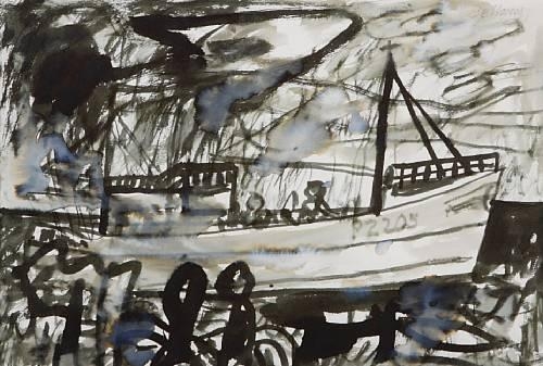 John Bellany | The fishing boat | MutualArt