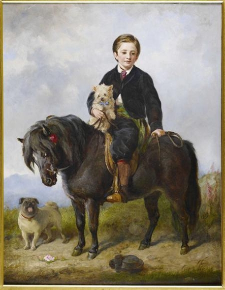 Gourlay Steell | PORTRAIT STUDY OF A YOUNG BOY (1874) | MutualArt