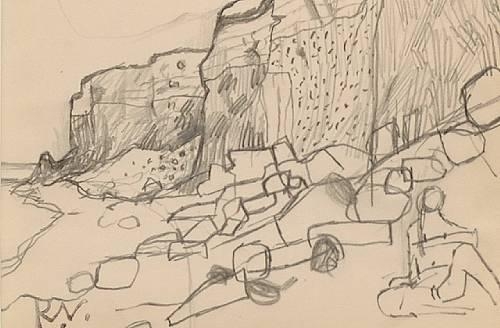 Keith Vaughan | Barn with Peat Stack, Kerry | MutualArt