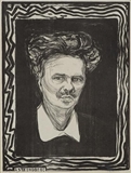 Edvard Munch | August Strindberg (1896) | MutualArt