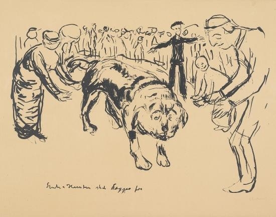 Edvard Munch | Angry Dogs Should be Petted | MutualArt